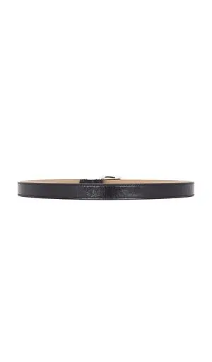 B-low The Belt Aiden Rugous Belt - Black & Silver