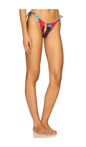 YELLOW THE LABEL Vivi Charm Bikini Bottom - Kaleidoscope