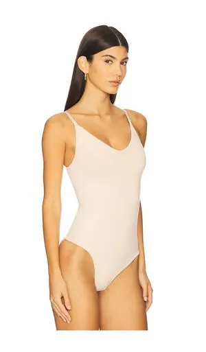 Spanx Sculpt Thong Bodysuit - Soft Nude