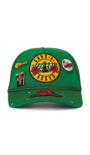 MadeWorn Guns N Roses Trucker Hat - Green