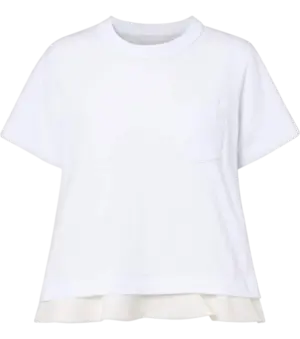 Sacai Crewneck T-shirts For Women