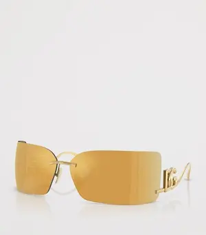 Dolce & Gabbana Metal Sunglasses - Gold