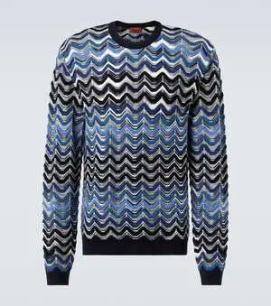 Missoni Zigzag Wool Crewneck Sweater