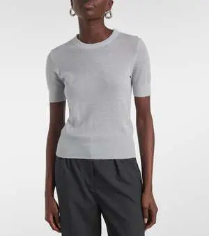 JOSEPH Cashmere Top - Blue