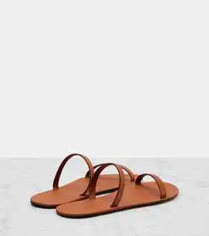 THE ROW Helena Leather Sandals