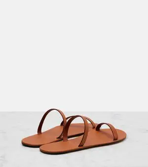 THE ROW Helena Leather Sandals