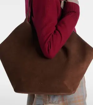 AESTHER EKME Phantom Large Suede Tote Bag - Brown