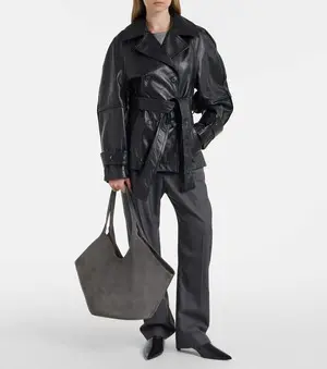 AESTHER EKME Phantom Large Suede Tote Bag - Grey
