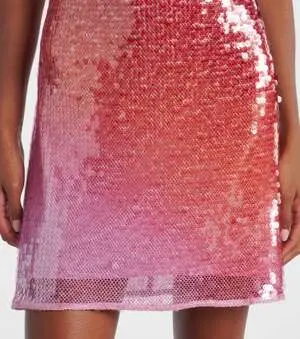 Simkhai Alayna Ombré Sequined Mini Dress
