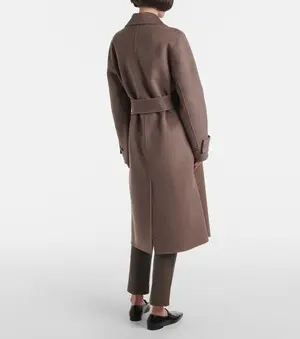 JOSEPH Arline Wool And Cashmere Coat - Brown
