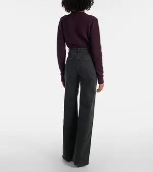 Khaite Dane Wide-leg Jeans