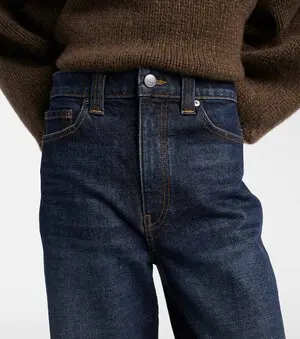 Khaite Dane Wide-leg Jeans - Blue