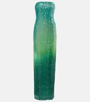 Simkhai Translucent Sequined Gown