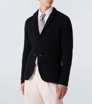 LARDINI Ribbed Cashmere Cardigan