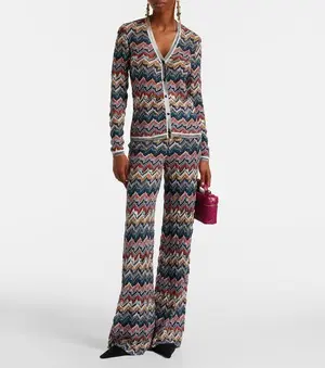 Missoni Zig Zag Lamé Cardigan