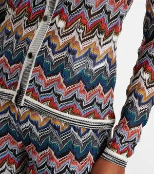 Missoni Zig Zag Lamé Cardigan