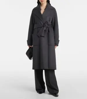 JOSEPH Arline Wool And Cashmere Coat - Grey