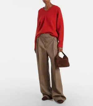 AESTHER EKME Suede Shoulder Bag