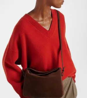 AESTHER EKME Suede Shoulder Bag