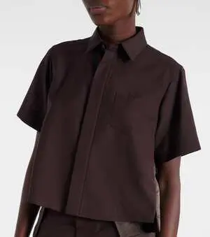 Sacai Cropped Shirt