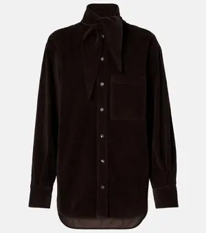 Ferragamo Tie Neck Tops