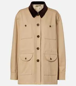 BLAZÉ MILANO Lokai Cotton Canvas Jacket - Beige