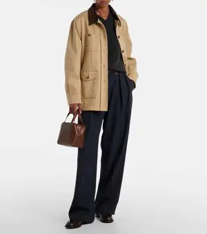BLAZÉ MILANO Lokai Cotton Canvas Jacket - Beige