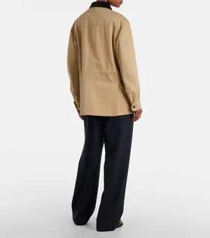 BLAZÉ MILANO Lokai Cotton Canvas Jacket - Beige
