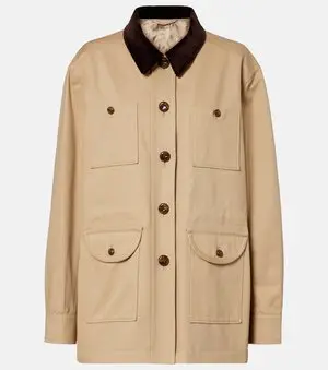 BLAZÉ MILANO Lokai Cotton Canvas Jacket - Beige