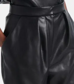 Balmain High-rise Tapered Trousers - Black