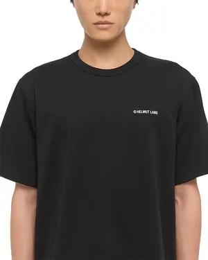 Helmut Lang Plastic Tee - Black