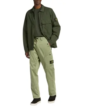 Stone Island Zip Front Shirt Jacket - Juniper
