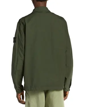 Stone Island Zip Front Shirt Jacket - Juniper