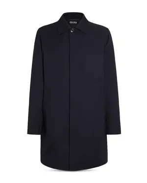 Zegna Motorin 300cc Raincoat - Navy Blue