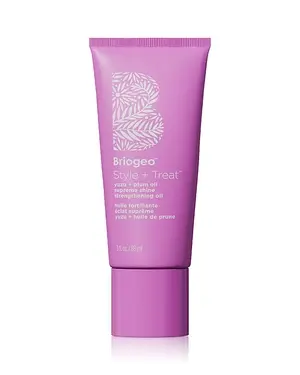 BRIOGEO Style + Treat Yuzu + Plum Oil Supreme Shine Strengthening Oil 3 Oz - No Color