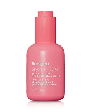 BRIOGEO Style + Treat Yuzu + Plum Oil Weightless Hair Oil 1.5 Oz - No Color
