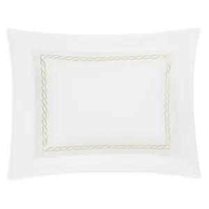 MATOUK Classic Chain King Sham - Ivory