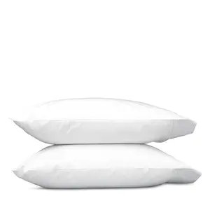 MATOUK Bel Tempo King Pillowcase, Pair White