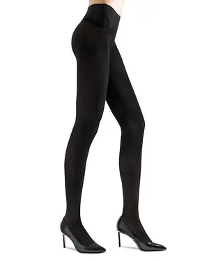Natori Opaque Control Top Tights - Black