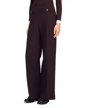 Sandro Flared Trousers
