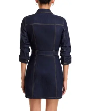 Cinq À Sept Fauna Denim Mini Dress