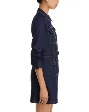 Cinq À Sept Fauna Denim Mini Dress