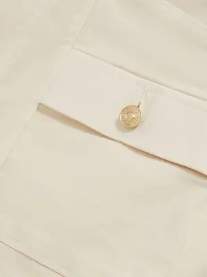 Paige Cargo Shorts - Cream