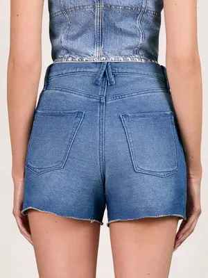 Good American Jeanius Denim Shorts