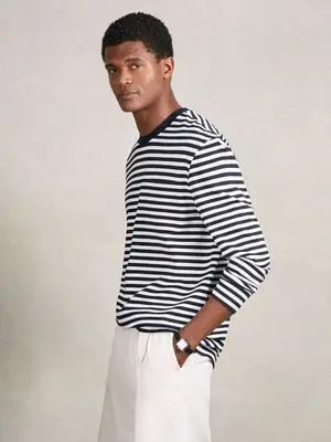 REISS Kenny Striped Crew-neck T-shirt