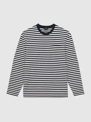 REISS Kenny Striped Crew-neck T-shirt