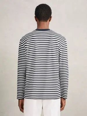REISS Kenny Striped Crew-neck T-shirt