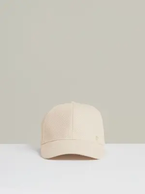 REISS Waffle-knit Baseball Cap - Neutral