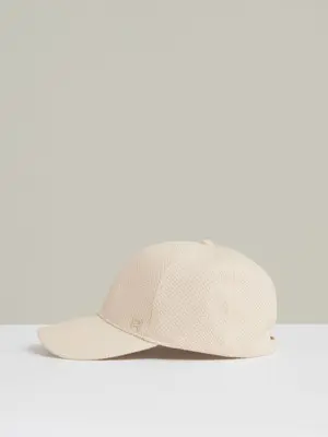 REISS Waffle-knit Baseball Cap