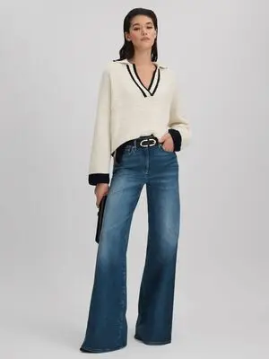 REISS Michaela Wool-blend Jumper